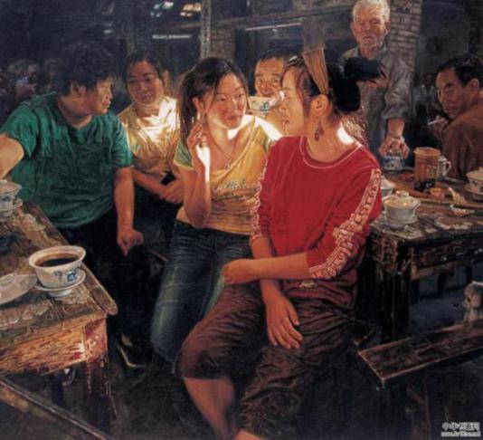 Chen Anjian Chinese Oil Paintings