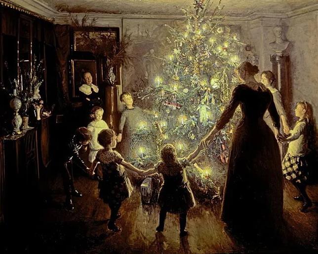 Famous Christmas Paintings - Fine Art Blogger